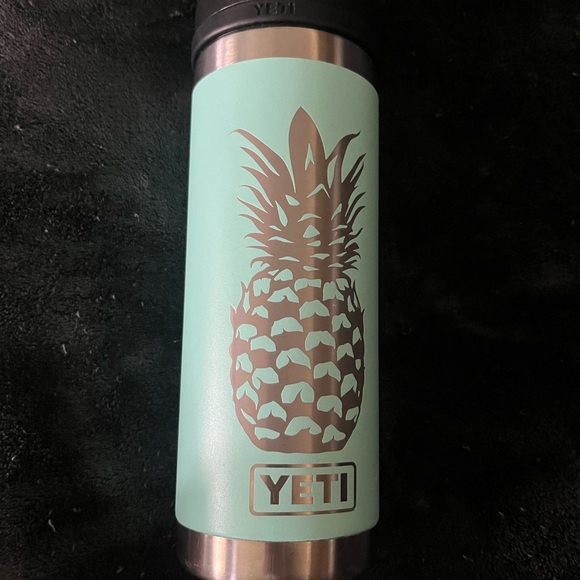 Yeti | Other | New Yeti Aqua Custom Pineapple Insulated Bottle Tumbler ...
